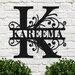 Personalized Metal Family Last Name Sign/custom First Name Sign/metal ...