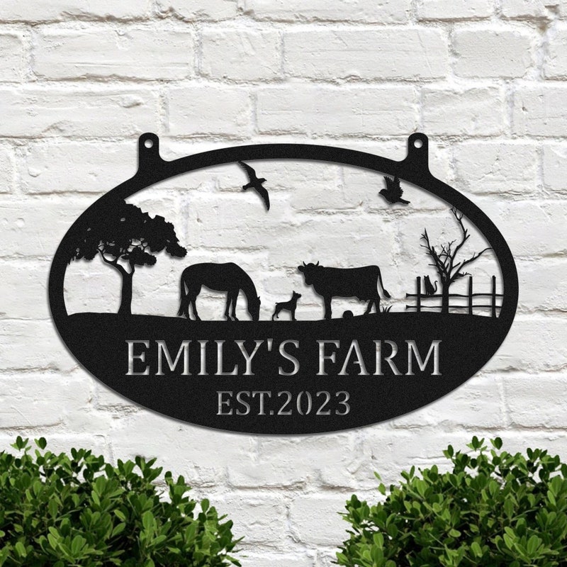 Vintage Farm Sign - Etsy