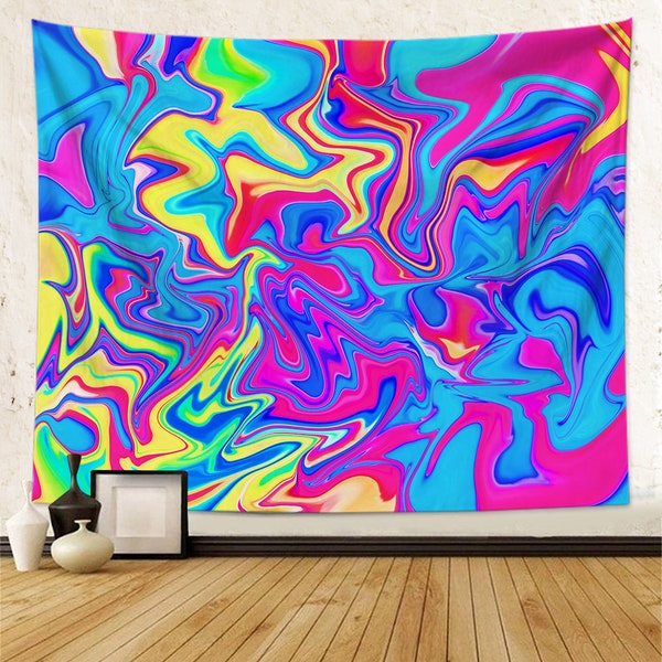 Trippy Tapestry - Etsy