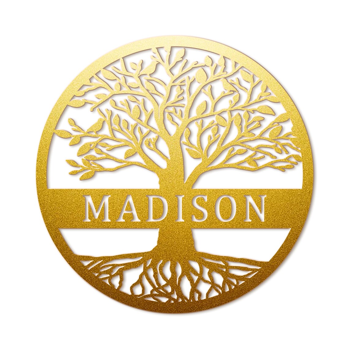 Personalized Tree of Life Metal Sign Custom Metal Family Last | Etsy