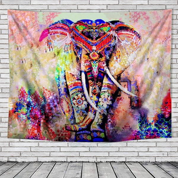 Elephant Tapestry - Etsy