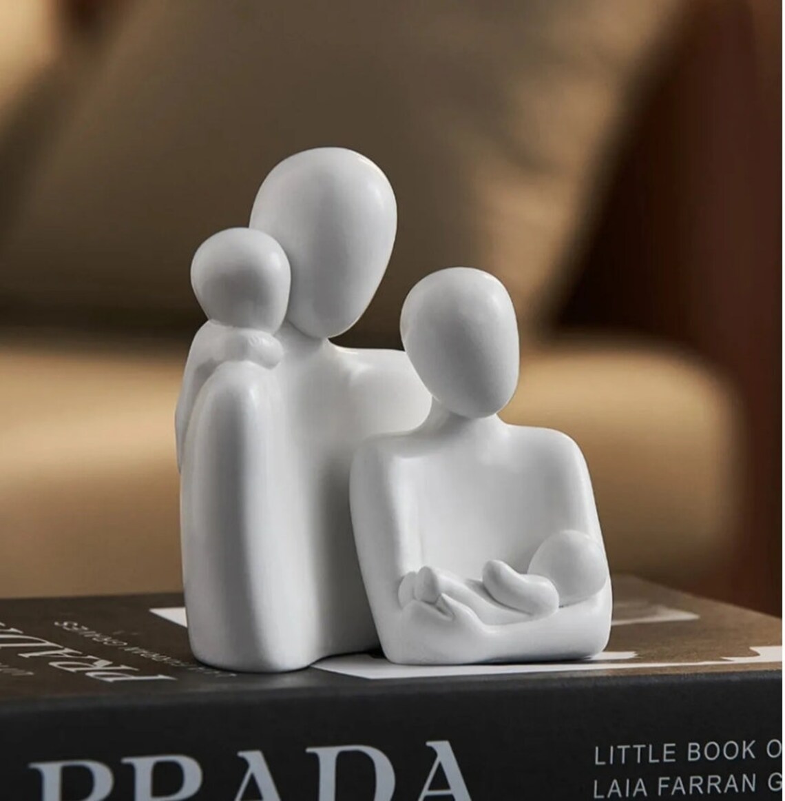 Handcrafted Decorative Family With Child and Baby Object Figurine ...