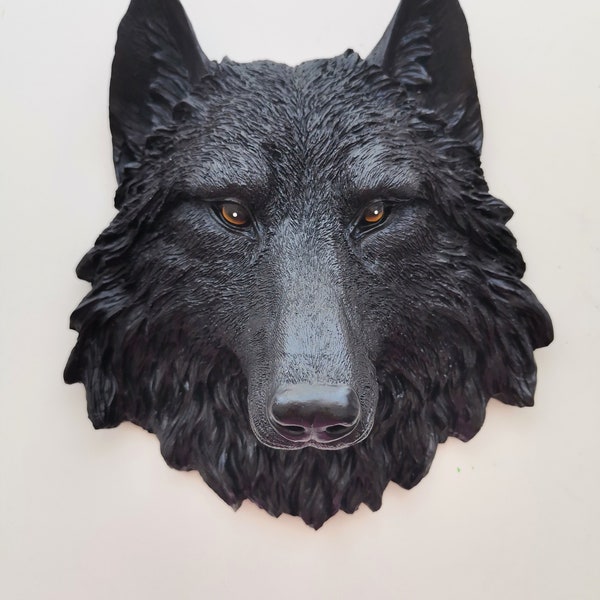 Wolf Head Statue - Etsy