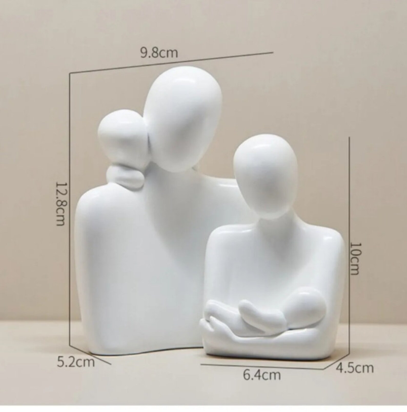 Handcrafted Decorative Family With Child and Baby Object Figurine ...