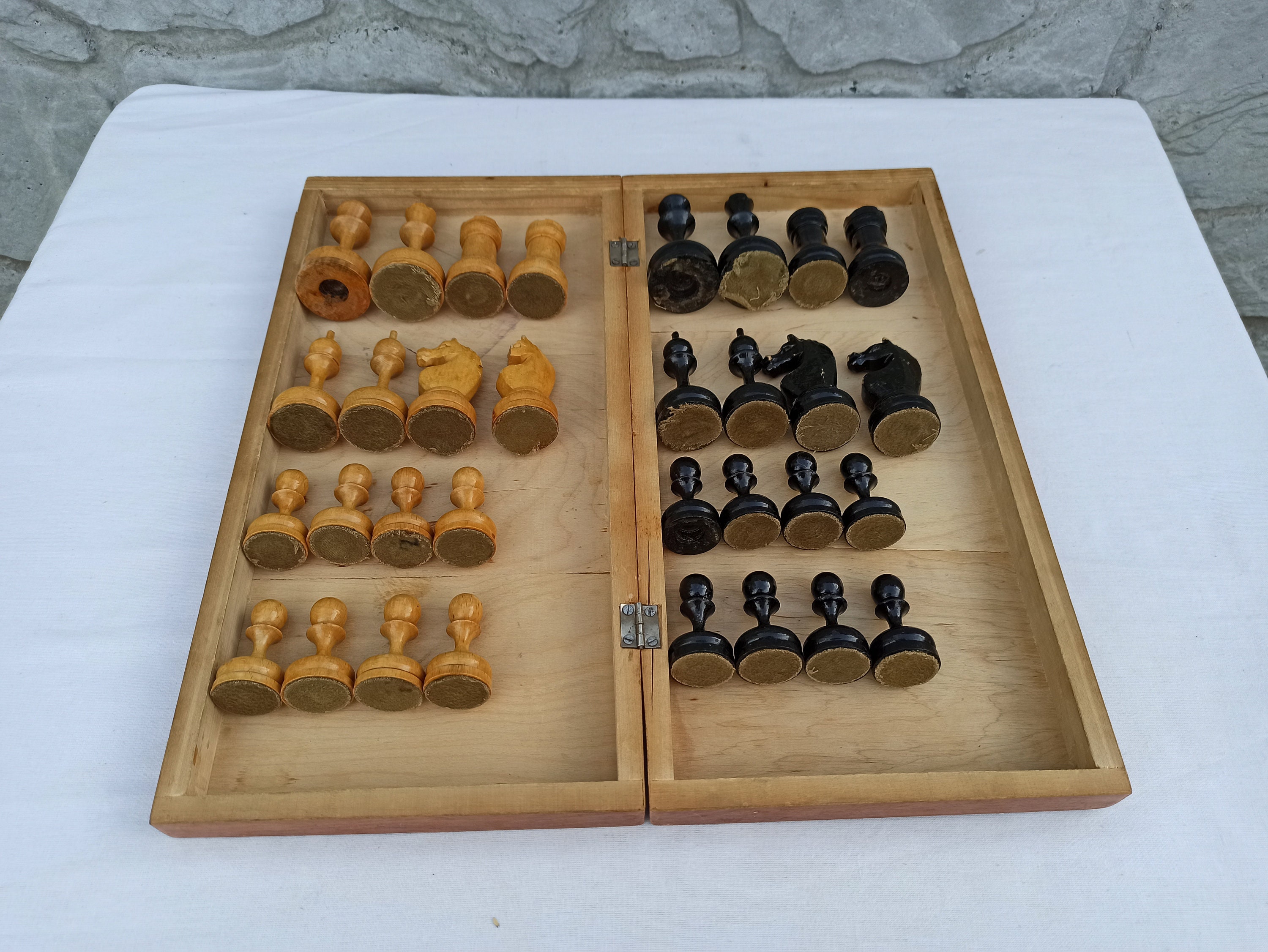 Large Chess Set Tournament Chess Set Ukraine Vintage - Etsy