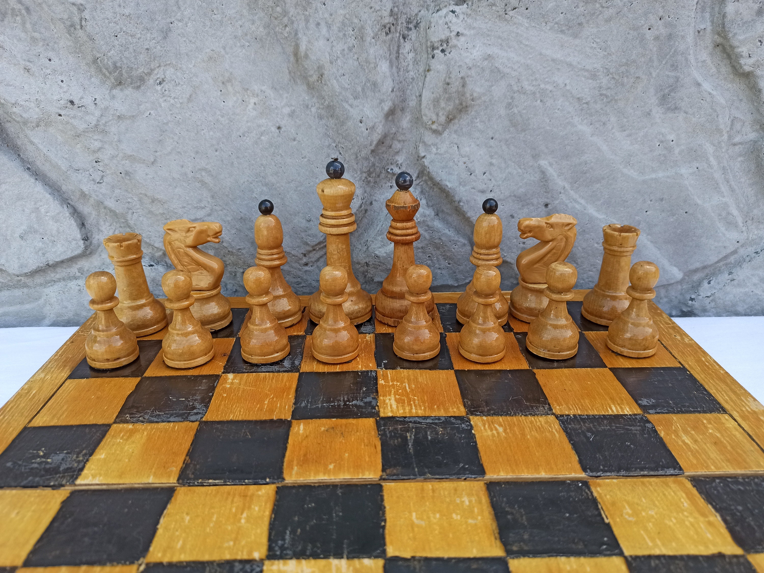 Large Chess Set Grandmaster Tournament Chess Sets Big Wood - Etsy