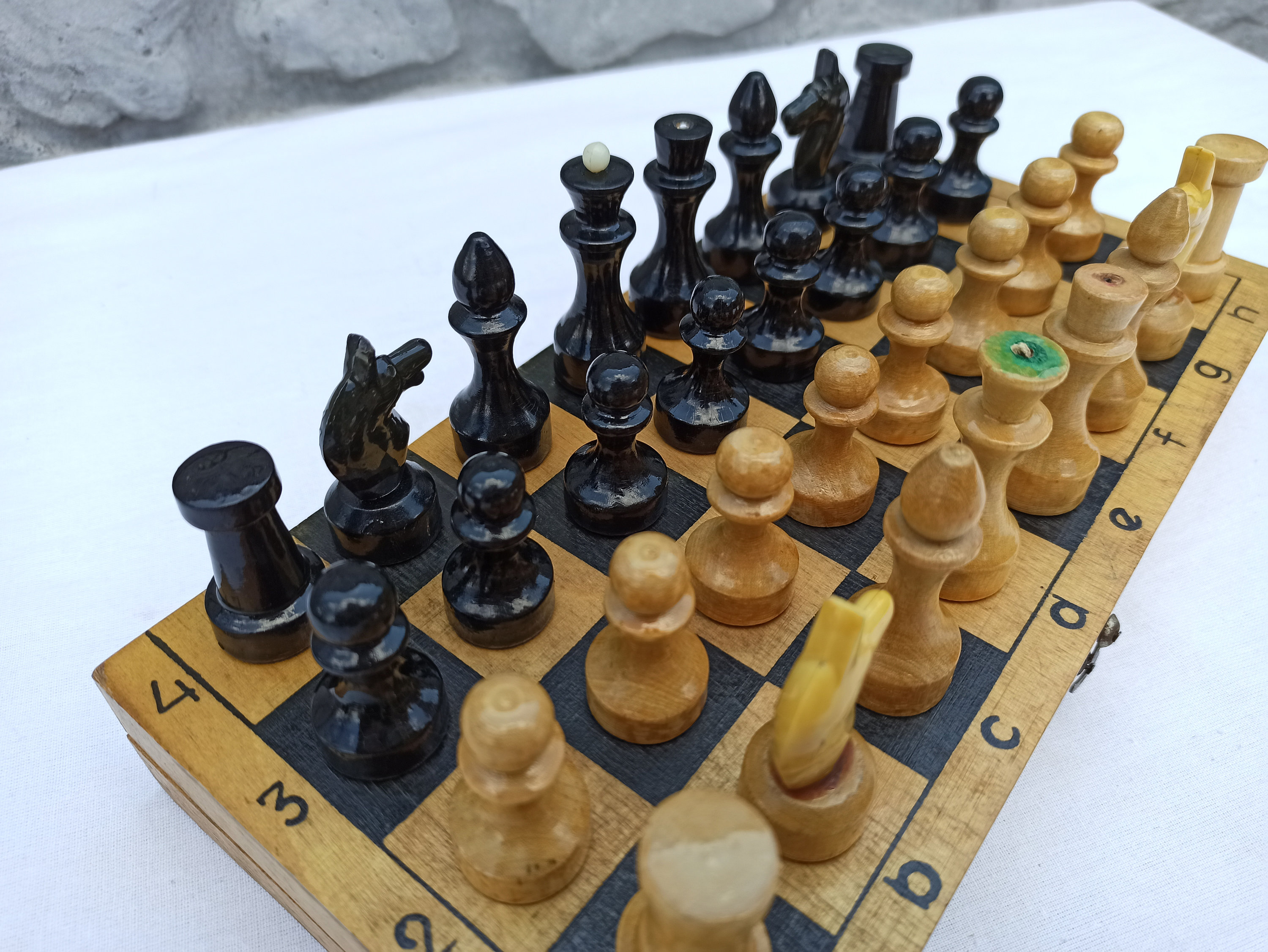 Ukraine Chess Set Vintage, Chess Sets Wood, Old Ukranian Vintage Chess ...
