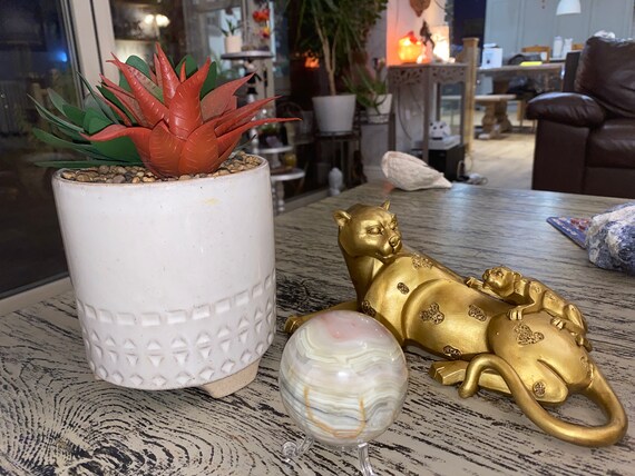 Banded Agate Sphere | Etsy