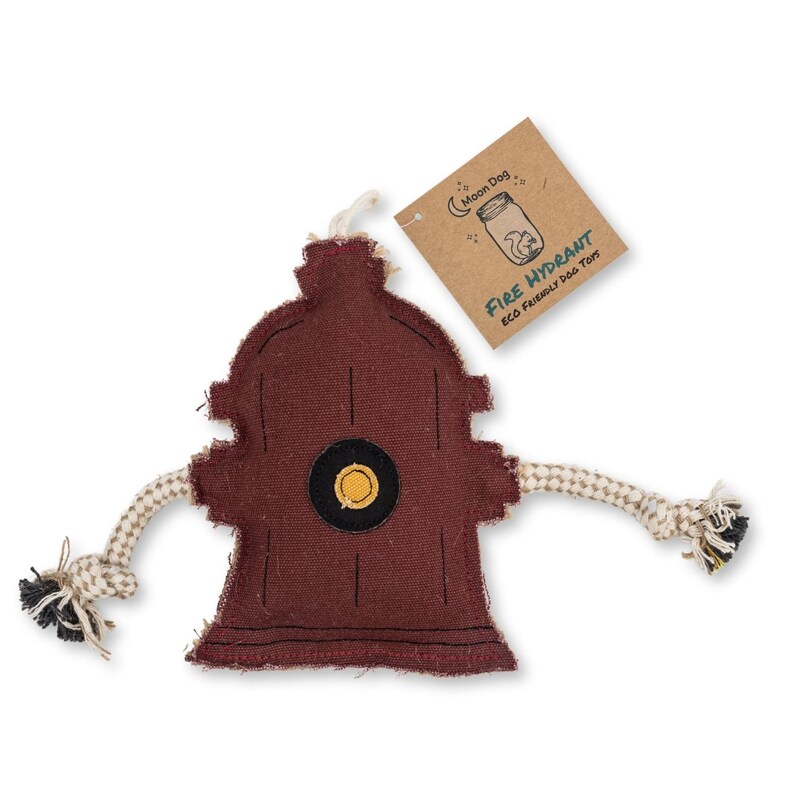 Sustainable Fire Hydrant Canvas & Jute Chew Toy for Dogs - Etsy