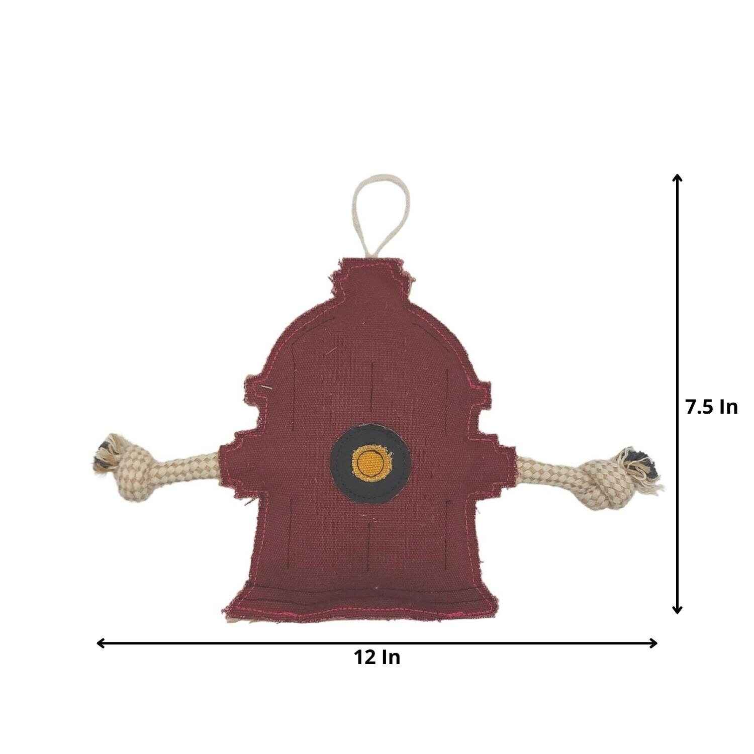 Sustainable Fire Hydrant Canvas & Jute Chew Toy for Dogs - Etsy