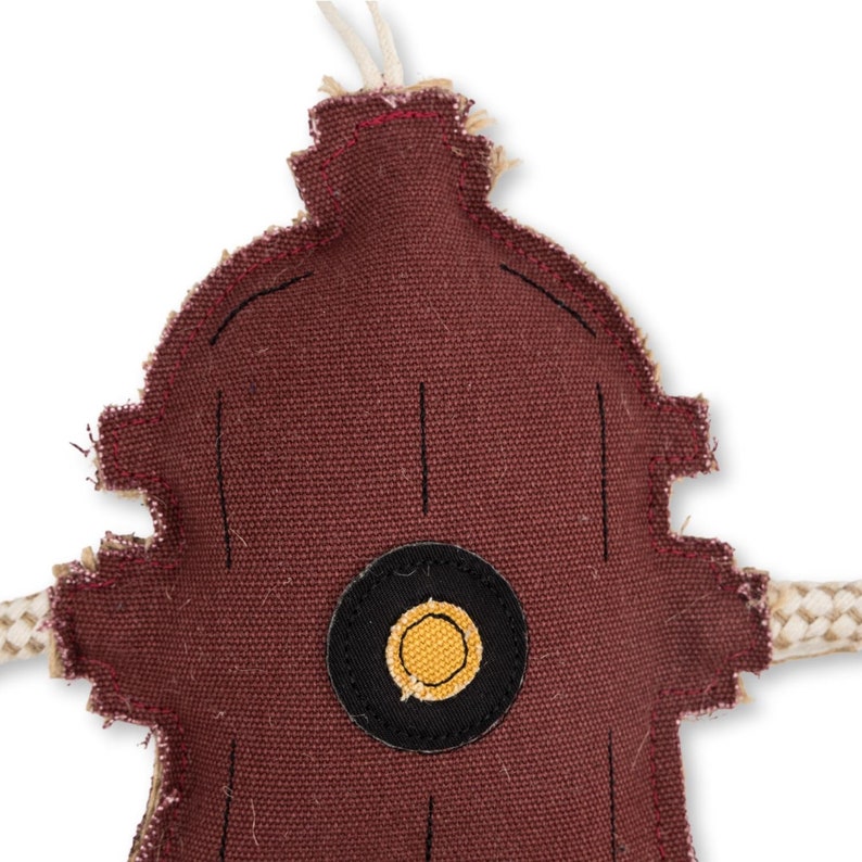 Sustainable Fire Hydrant Canvas & Jute Chew Toy for Dogs - Etsy