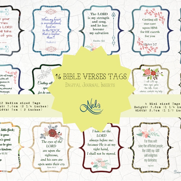 Scripture Tags - Etsy