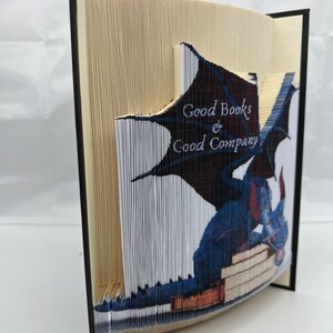 A BOOK DRAGON- RAISED Fore-edge Photo Strip Book Fold Pattern Only ...