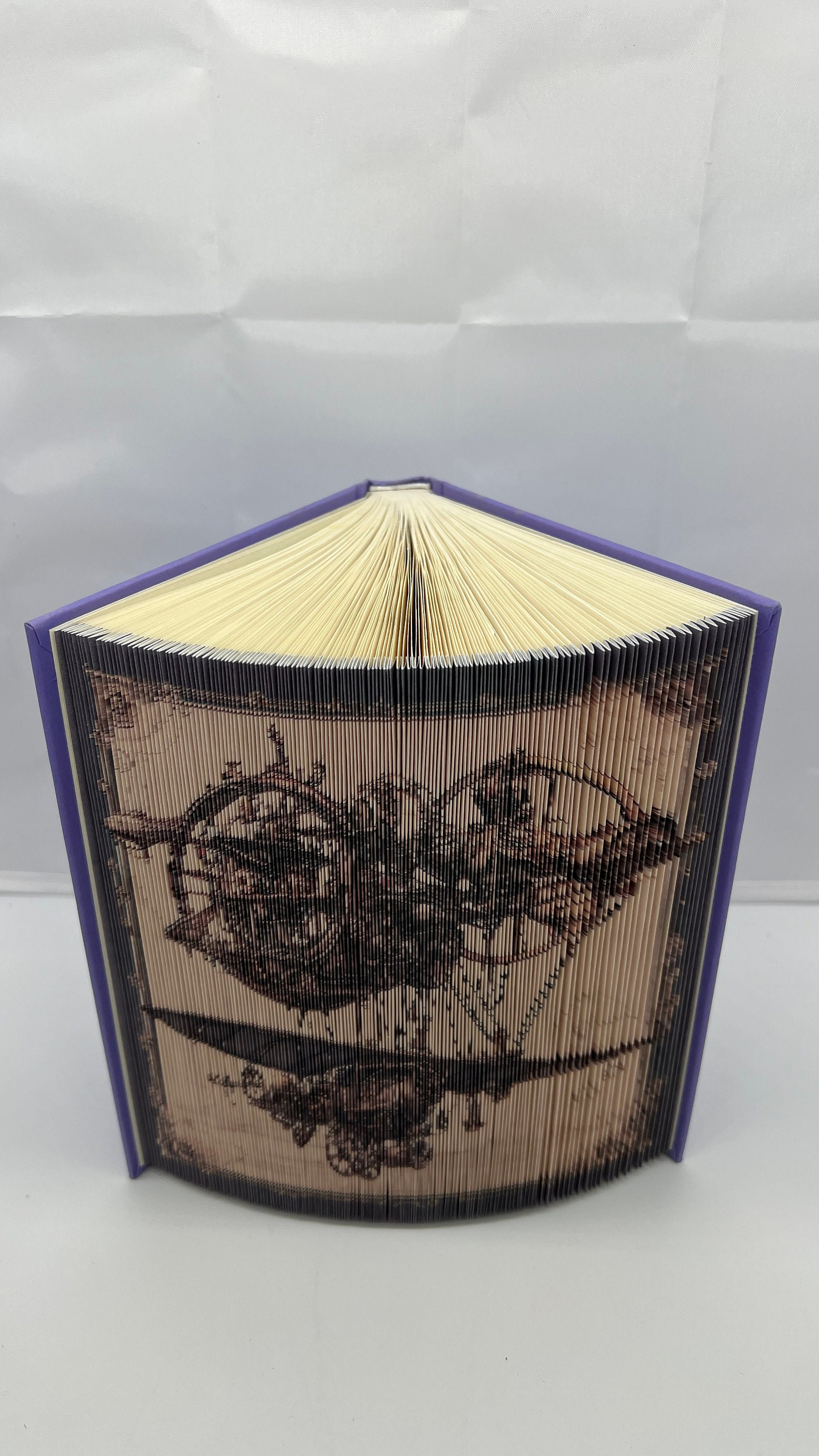 STEAMPUNK FLYING SHIP - Fore-edge Photo Strip Book Fold Pattern Only ...