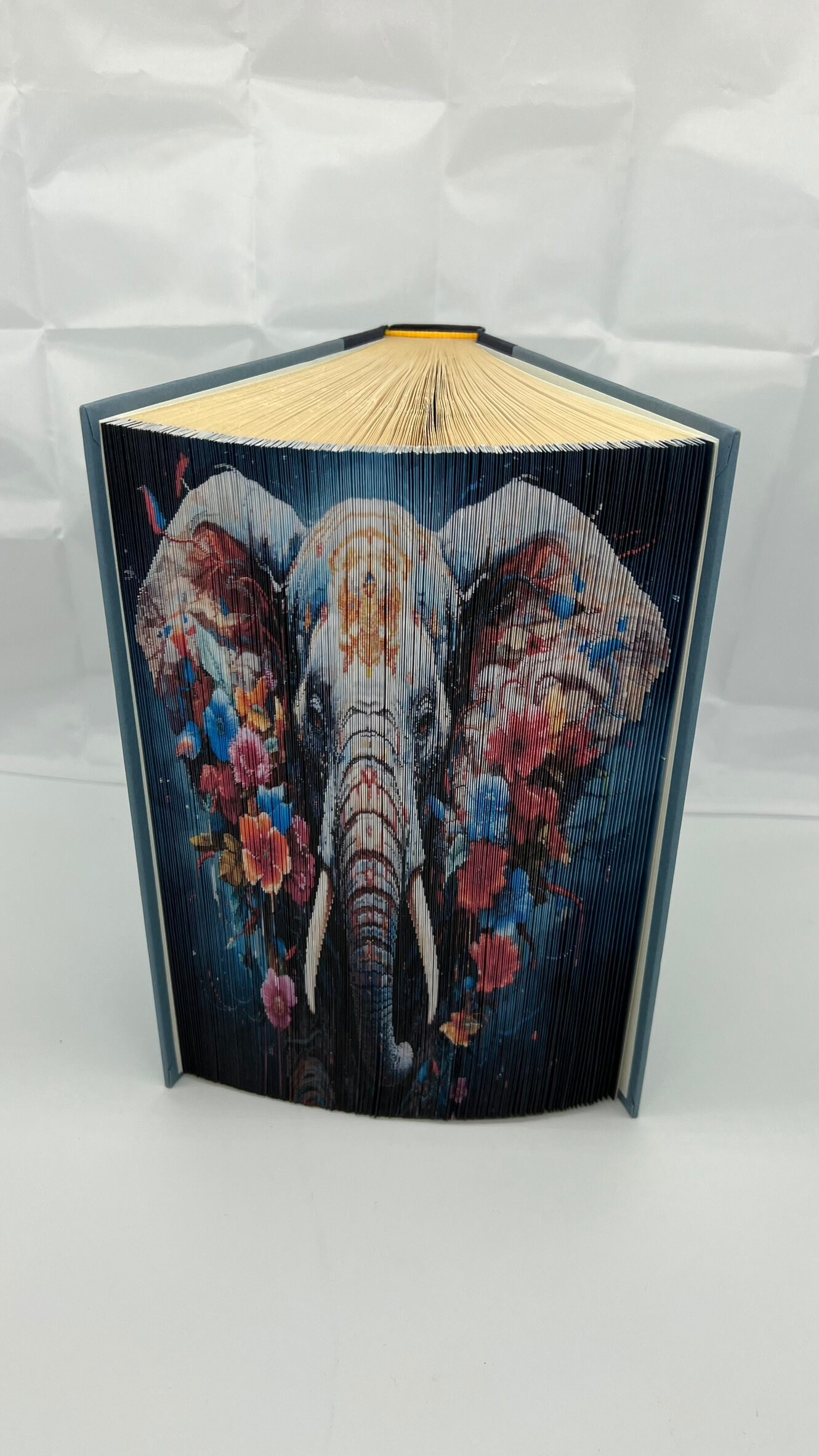 ELEPHANT + Mini Pattern - Fore-edge Photo Strip Book Fold Pattern Only ...