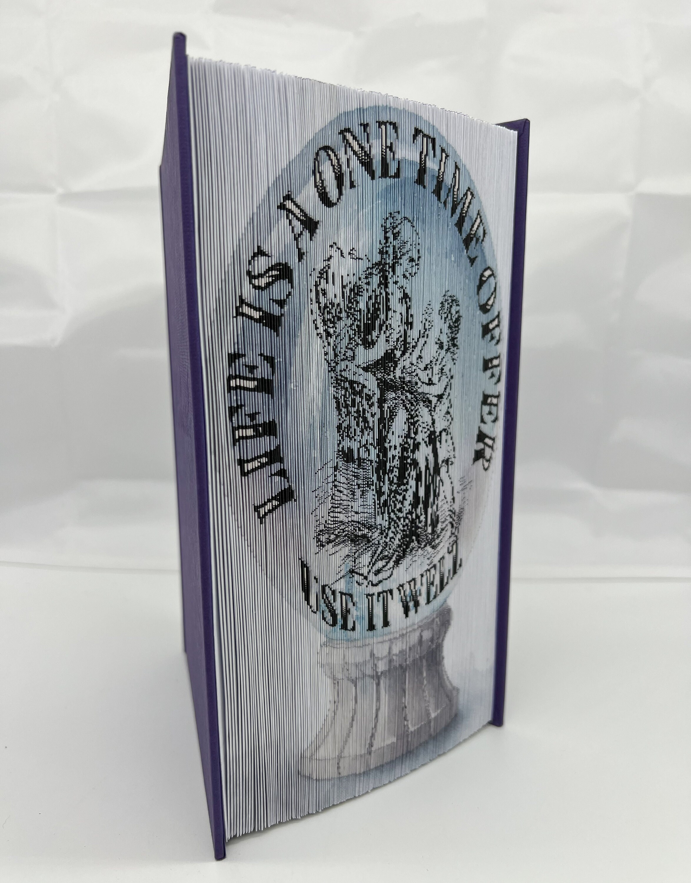 LIFE is a ONE TIME Offer Fore-edge Photo Strip Book Fold Pattern Only ...