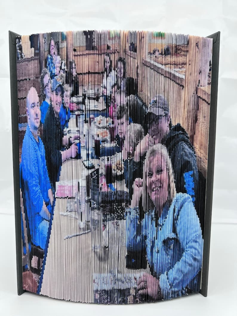 CUSTOM Fore-edge Photo Strip Book Fold Pattern for Your Personalized ...