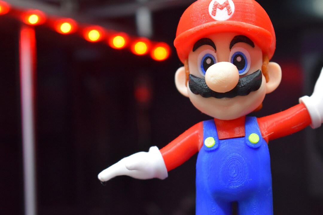 3D Printed Mario - Etsy