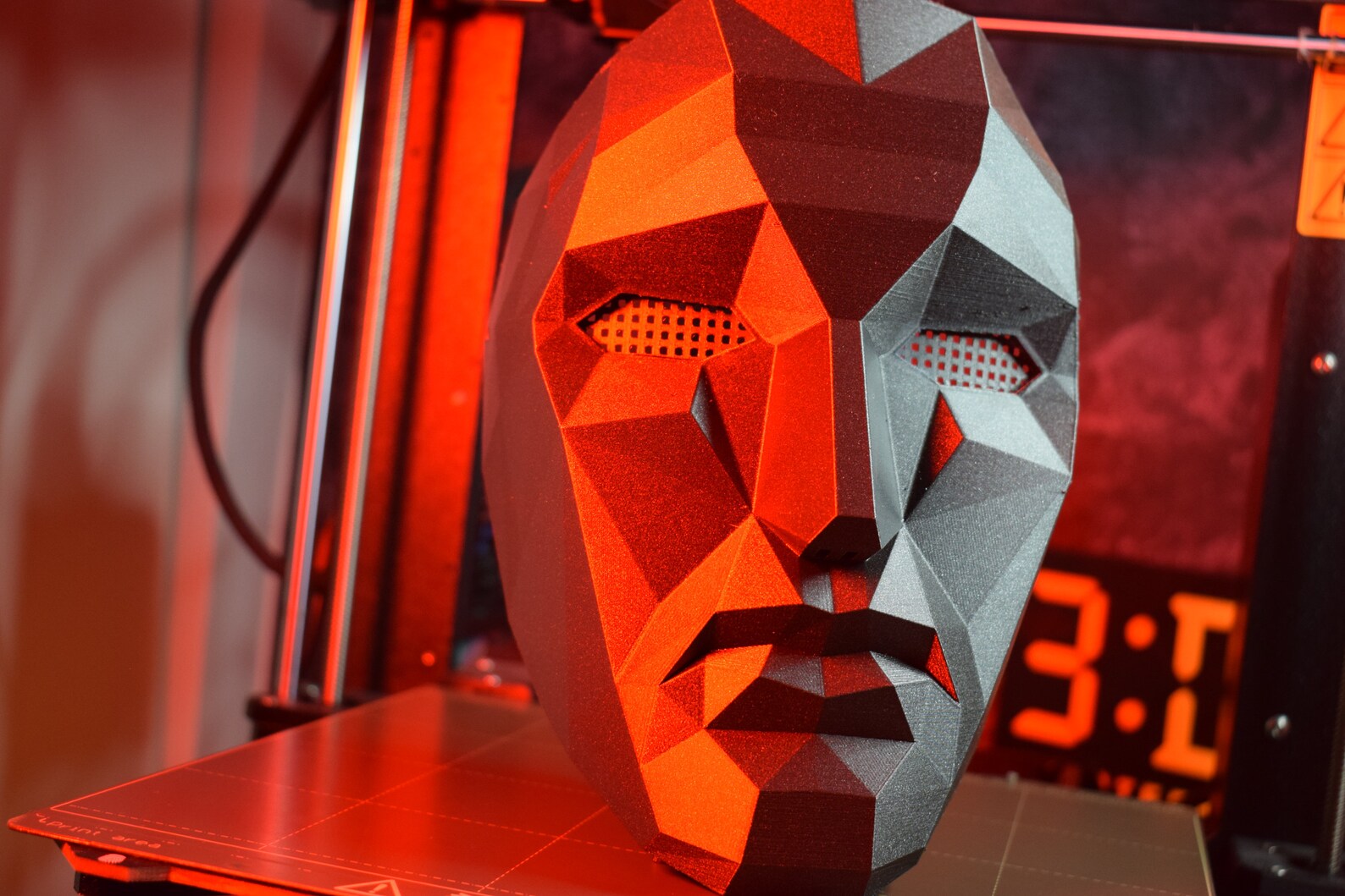 3D Printed Frontman Mask From Squid Game | Etsy