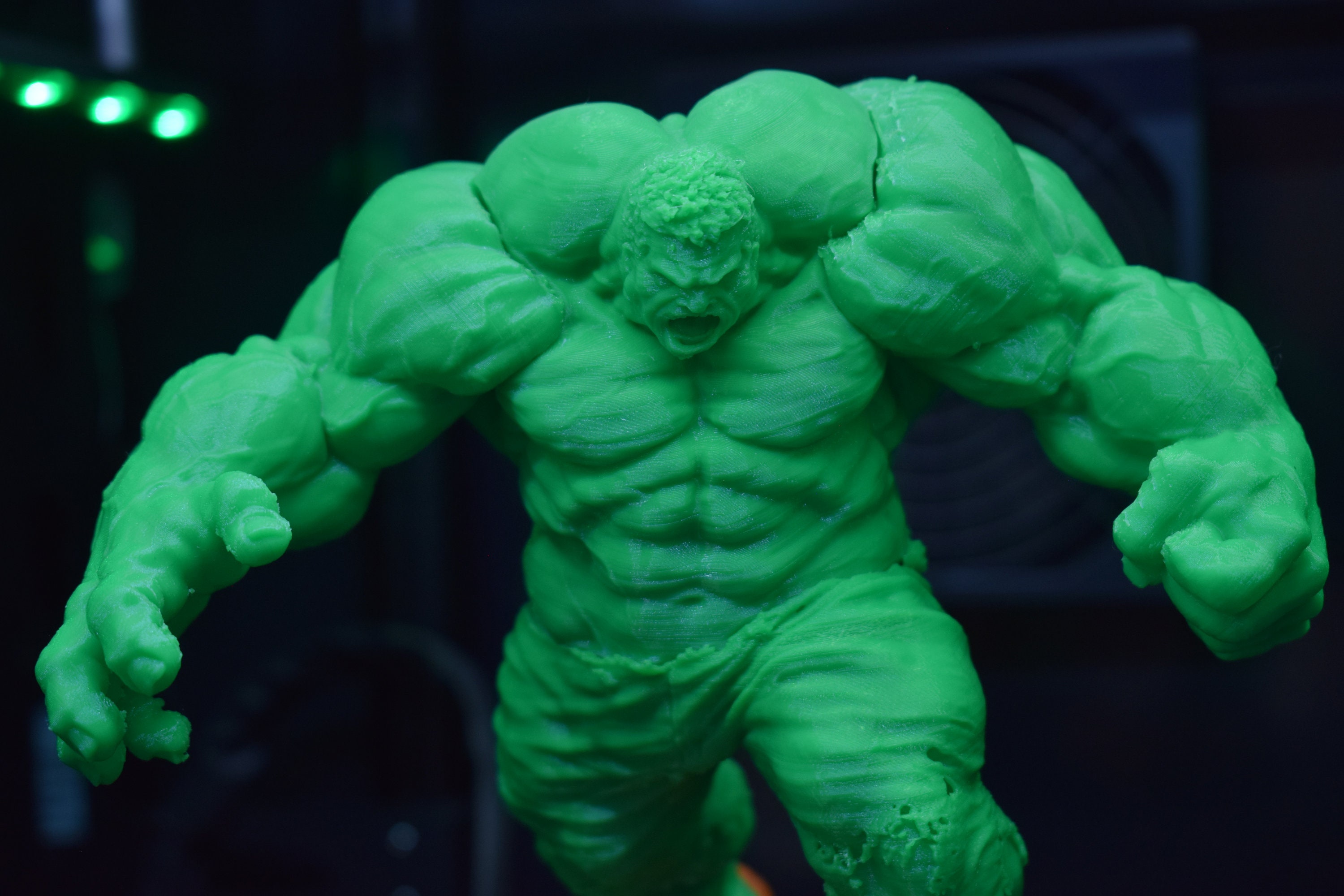 3D Printed Incredible Hulk | Etsy