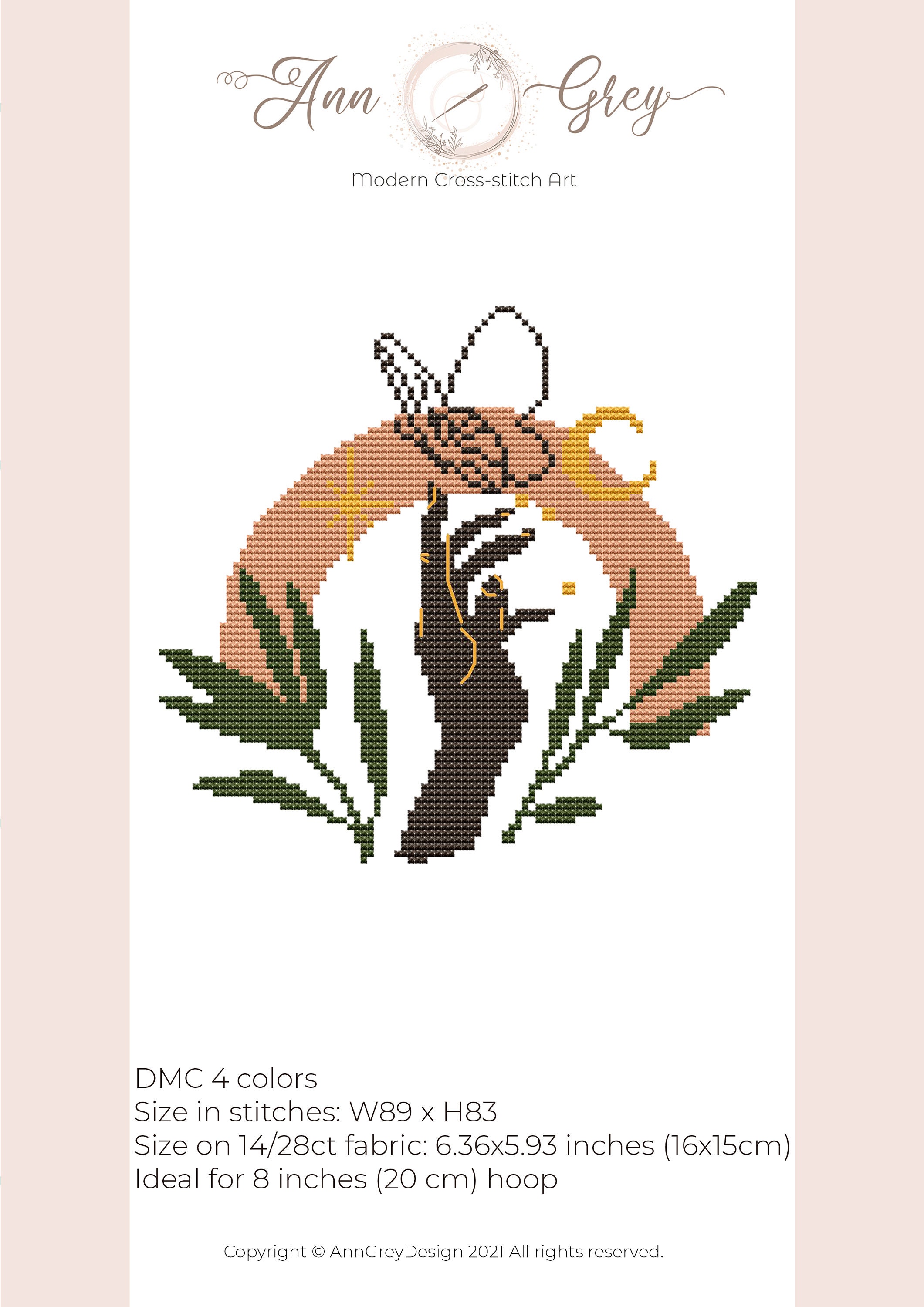 Celestial Cross Stitch Pattern Boho Oriental Moon and - Etsy