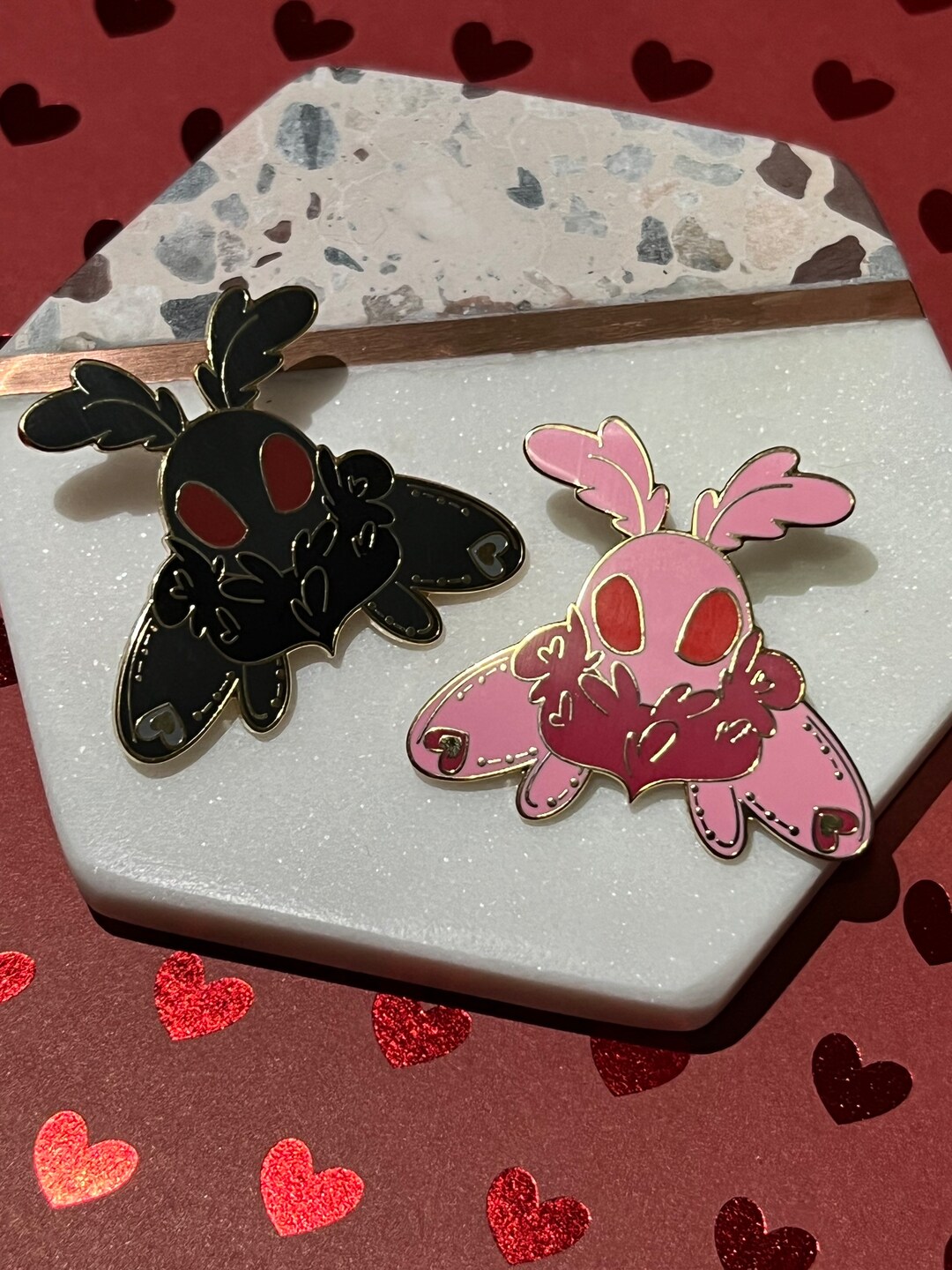 Mothman Cuties Killer Valentines Day Enamel Pin Collection - Etsy