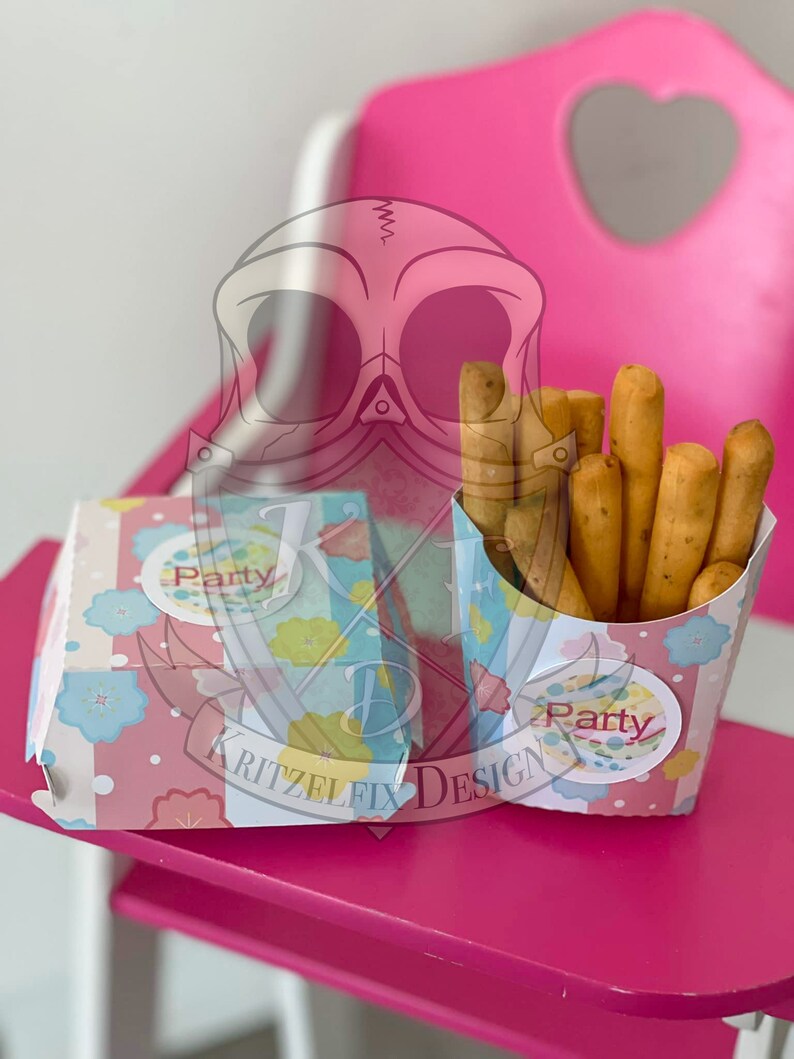 Burger-box French-fries-box SVG DXF - Etsy