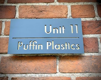 Acrylic House Address Sign With House Number & Road Name | Etsy