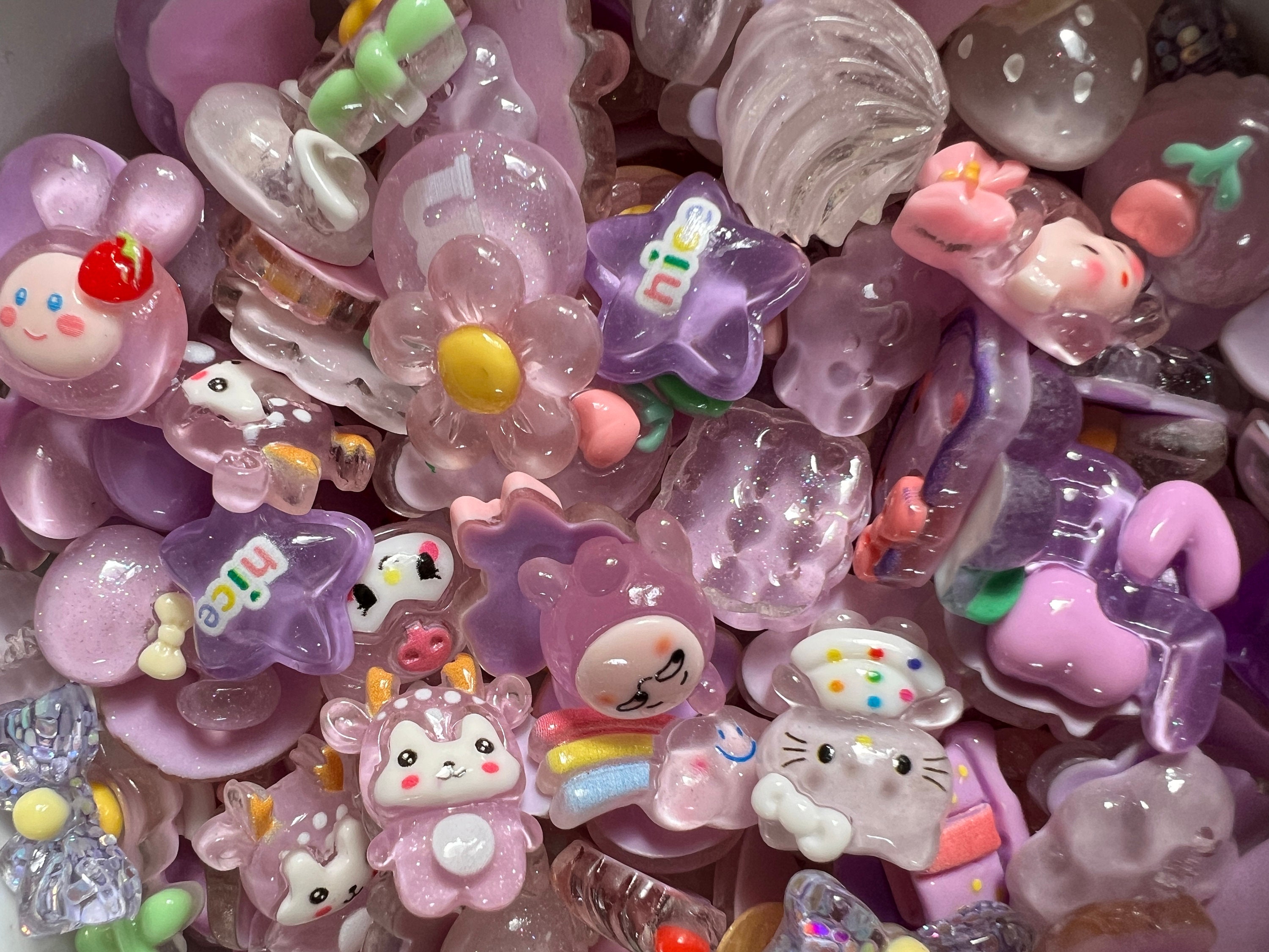 Mixed Resin Charm, Random Cartoon Slime Charms, Flatback Resin ...