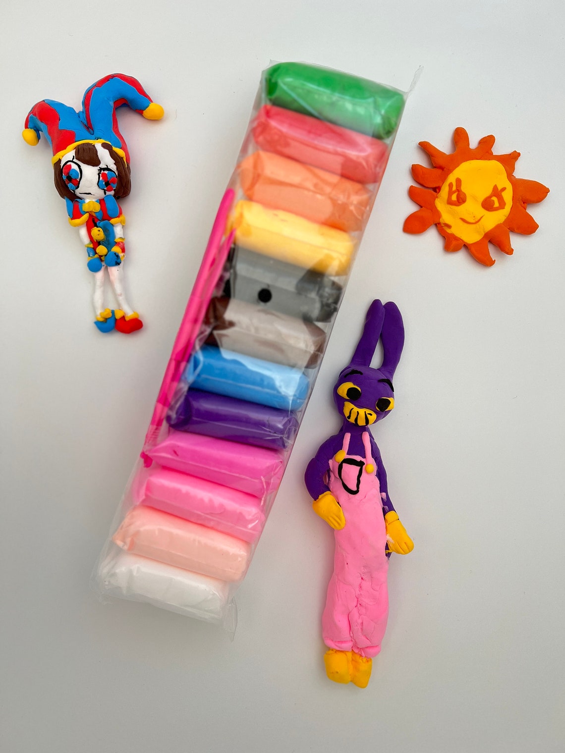 60pcs 5 Sets of 12 Air-dry Modeling Clay for Kids Air Dry Foam Clay ...