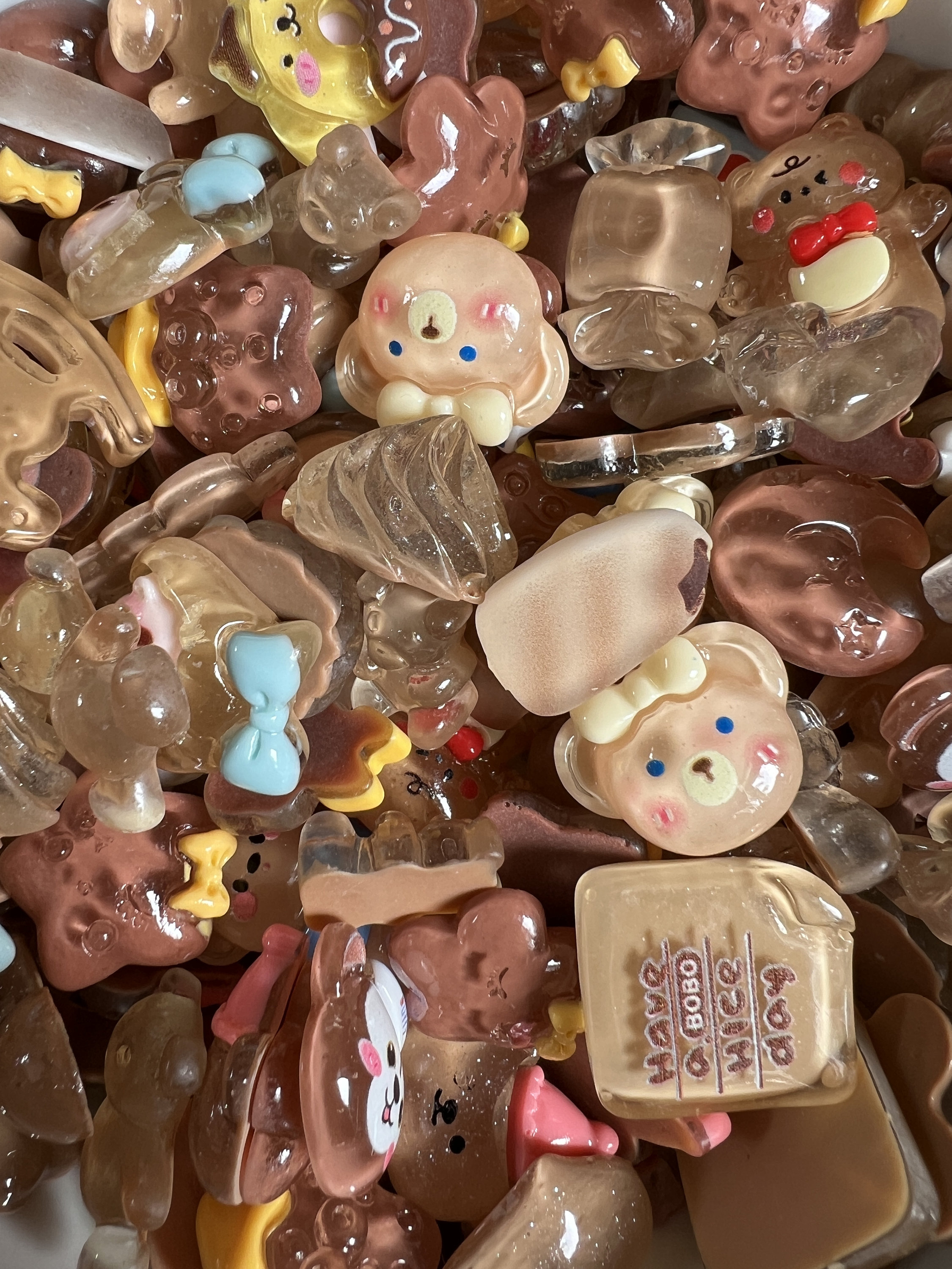 Mixed Resin Charm, Random Cartoon Slime Charms, Flatback Resin ...