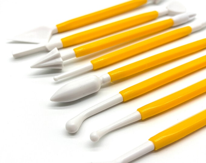 Plastic Modeling Clay Tool Set: Kids Pottery Craft Tools - Etsy