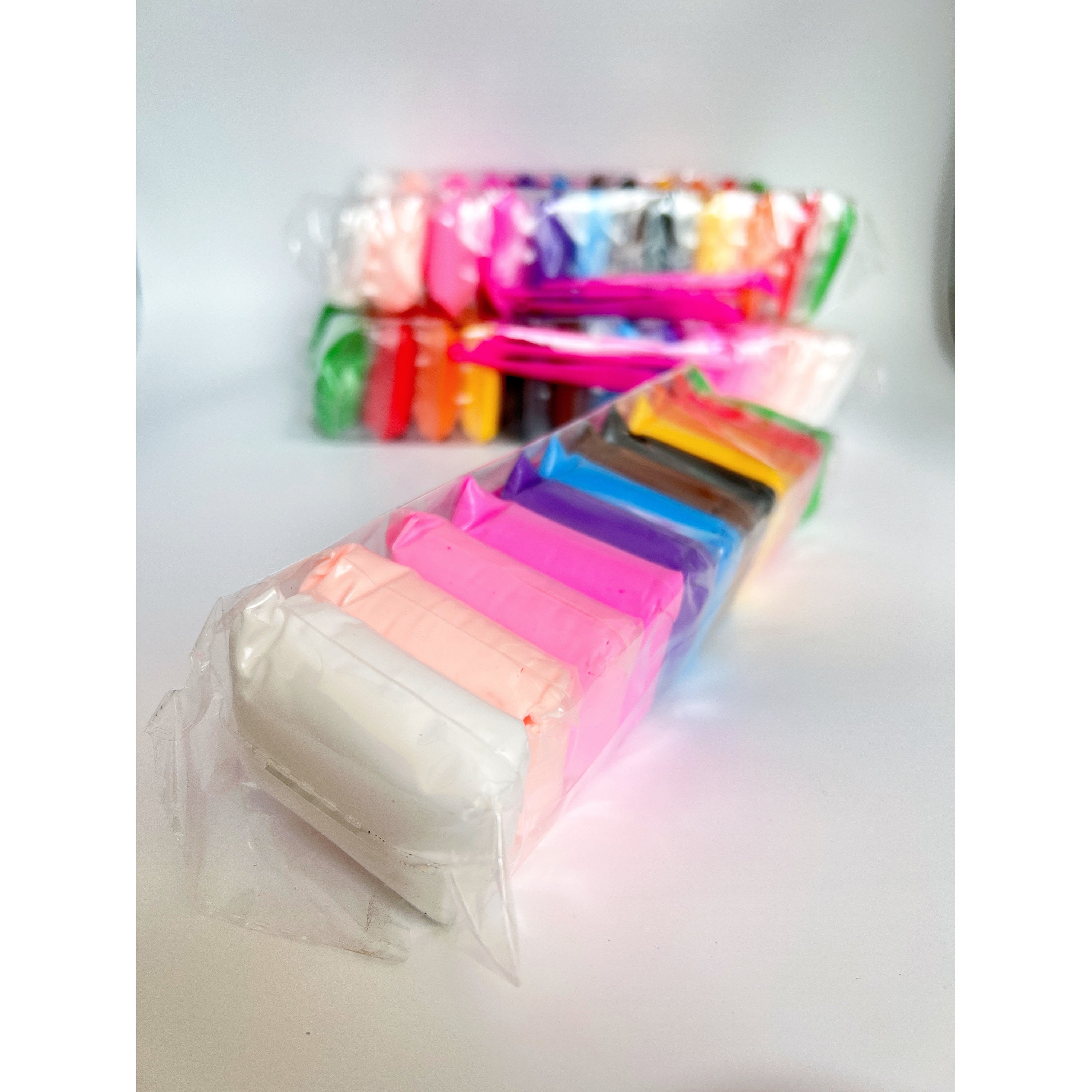 60pcs 5 Sets of 12 Air-dry Modeling Clay for Kids Air Dry Foam Clay ...