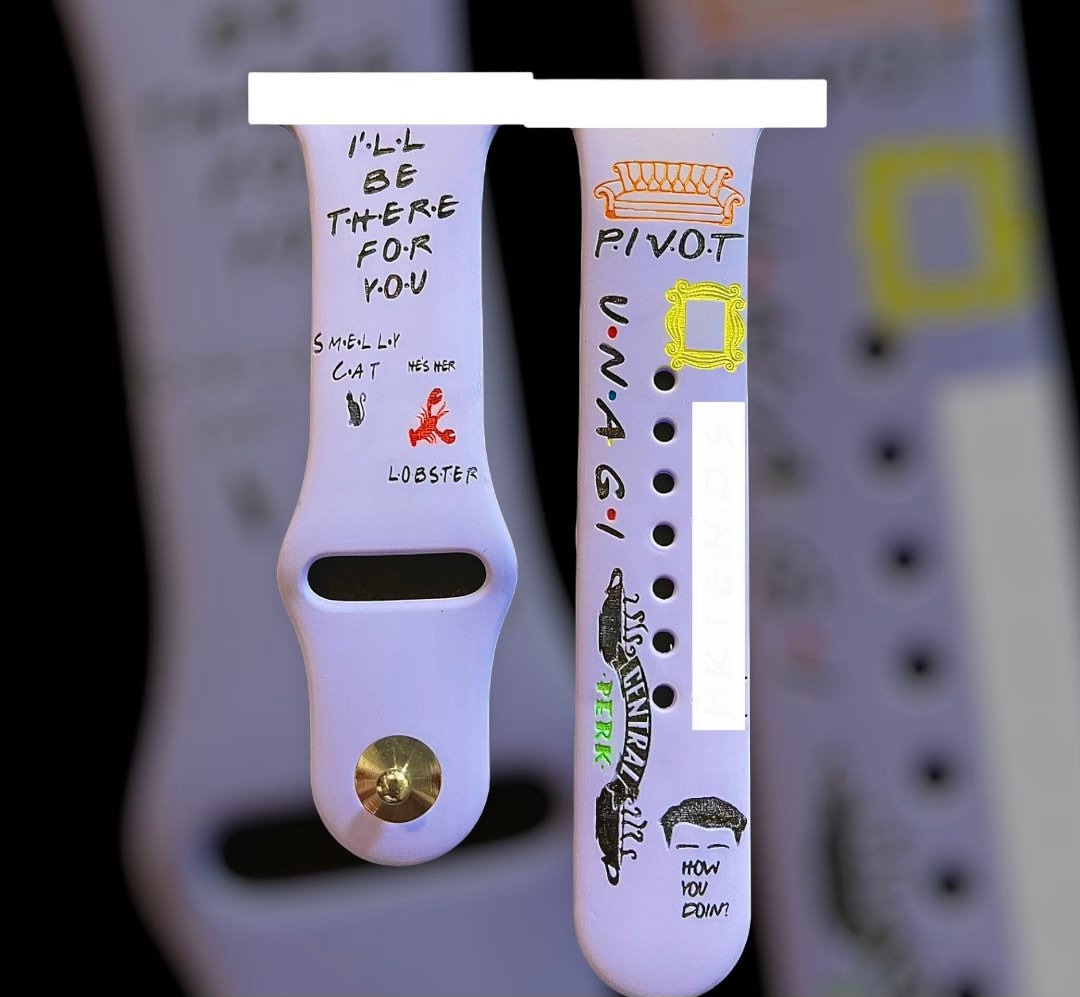 Apple Watch Friends Inspired Custom Silicone Band ! - Etsy