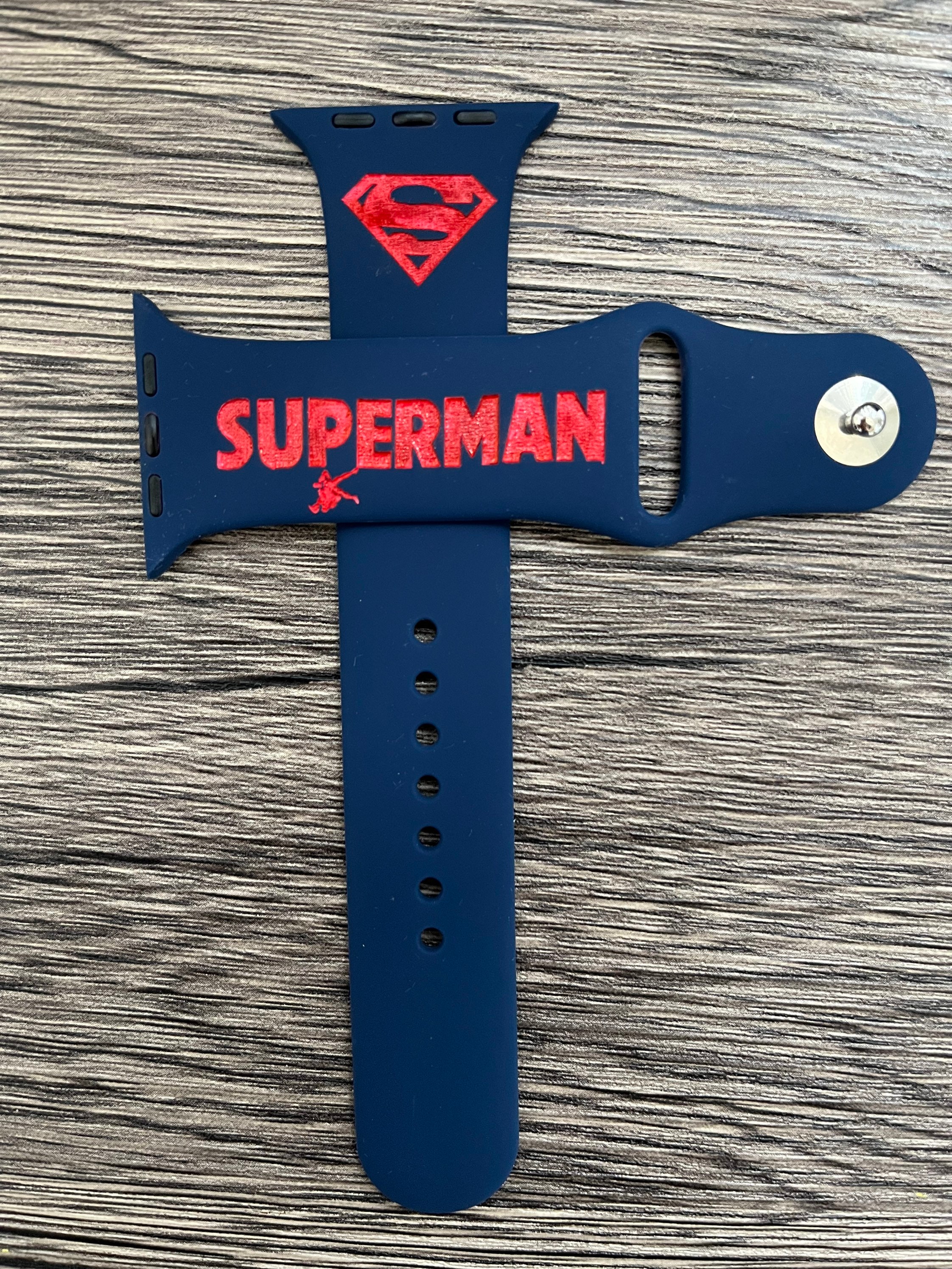 Apple Watch Justice League Founding Members Custom Silicone Band Set - Etsy