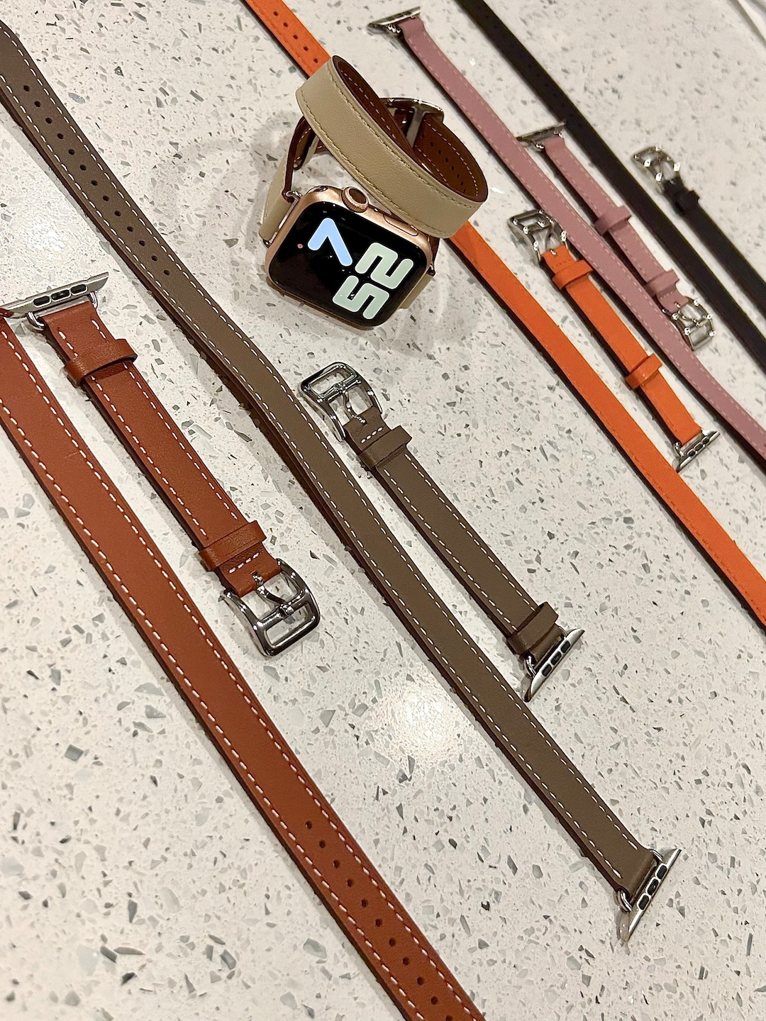 Double Wrap Leather Bands for Apple Watch!! - Etsy
