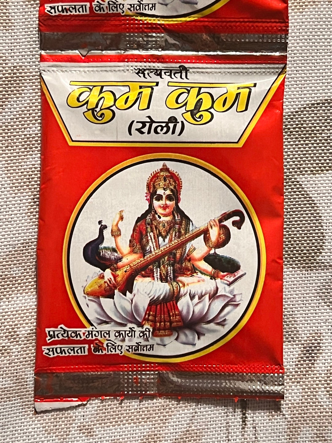 Indian Origin Kumkum Roli 10 Grams Pouch for Pooja, Tika Tilak for ...