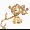 Set of 100 Brass Panch Aarti Diya, Pancharti Diya, Oil Lamp, Panch ...