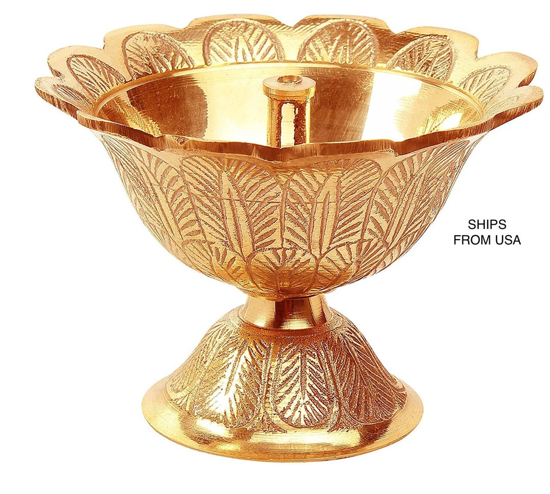 Diwali Gift Handcrafted Brass Akhand Arti Diyas/deepak for Diwali ...