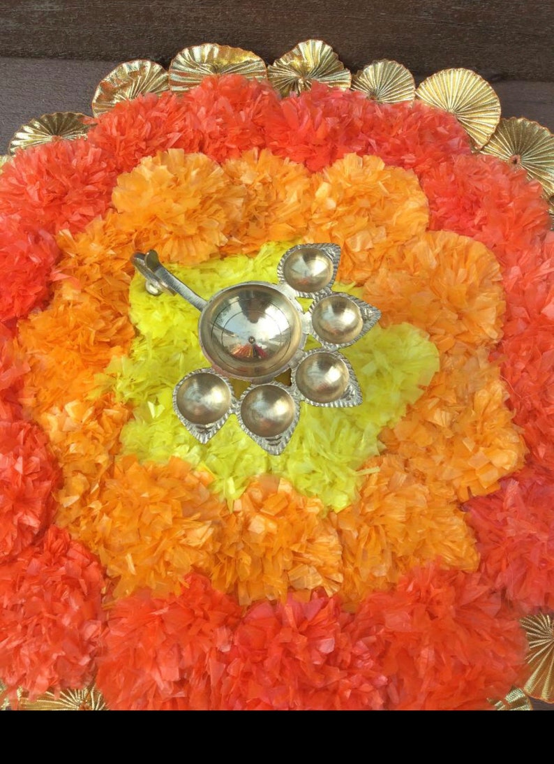 Brass Panch Aarti Diya-100 Bulk/indian Favor/pancharti Aarti Diya ...