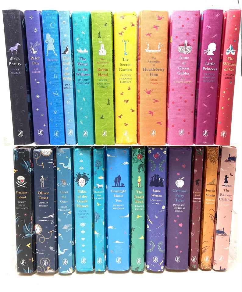 PUFFIN CLASSICS COMPLETE Set.all 24 Books Including the | Etsy