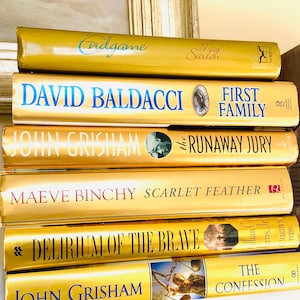 VIOLET, PURPLE & GOLD - You Choose 3, 6 or 9 Inches of Decorative Books ...