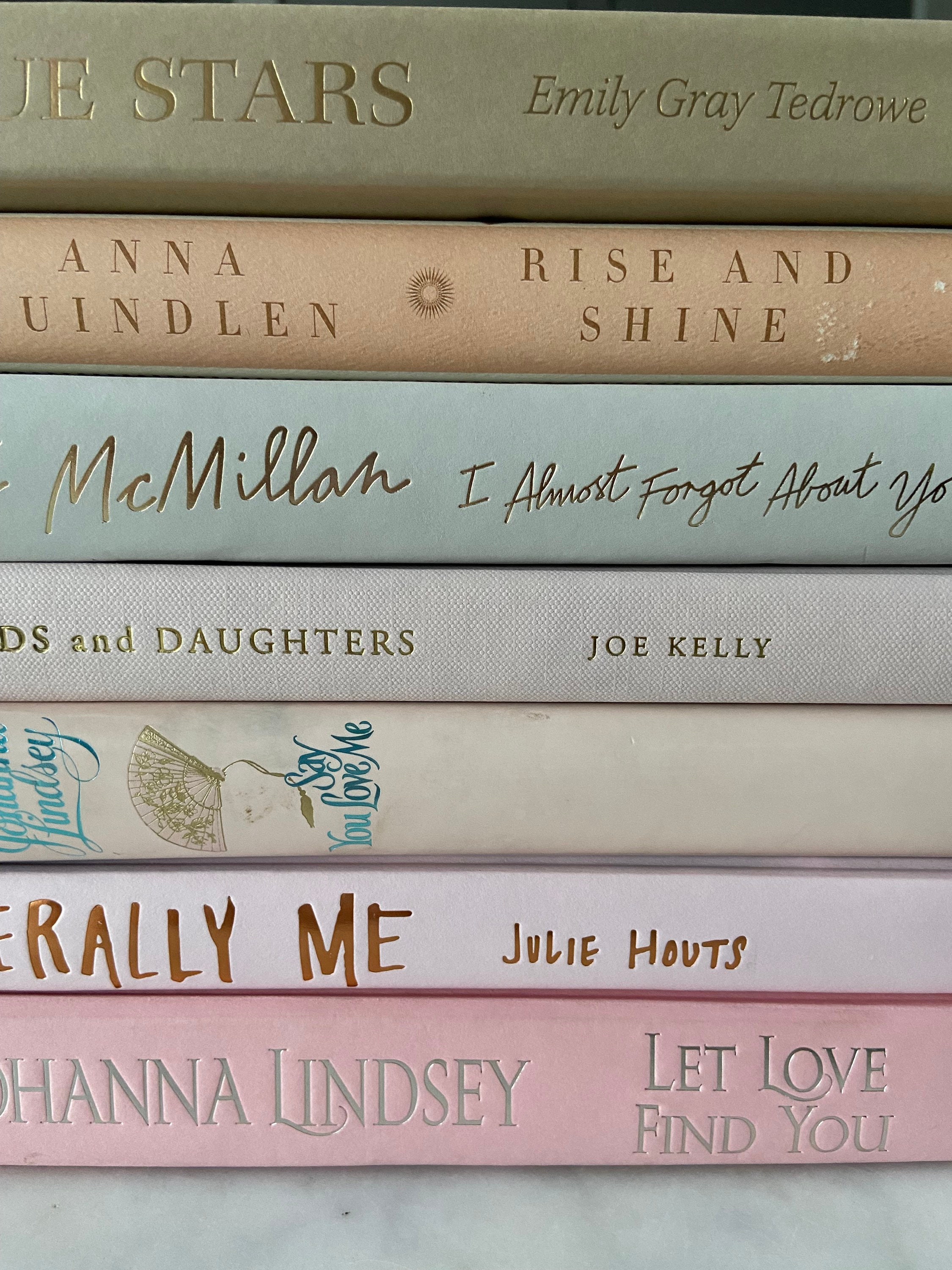 PASTEL BOOK SET 7 Dreamy Books in Shades of Pastel. A Soft - Etsy