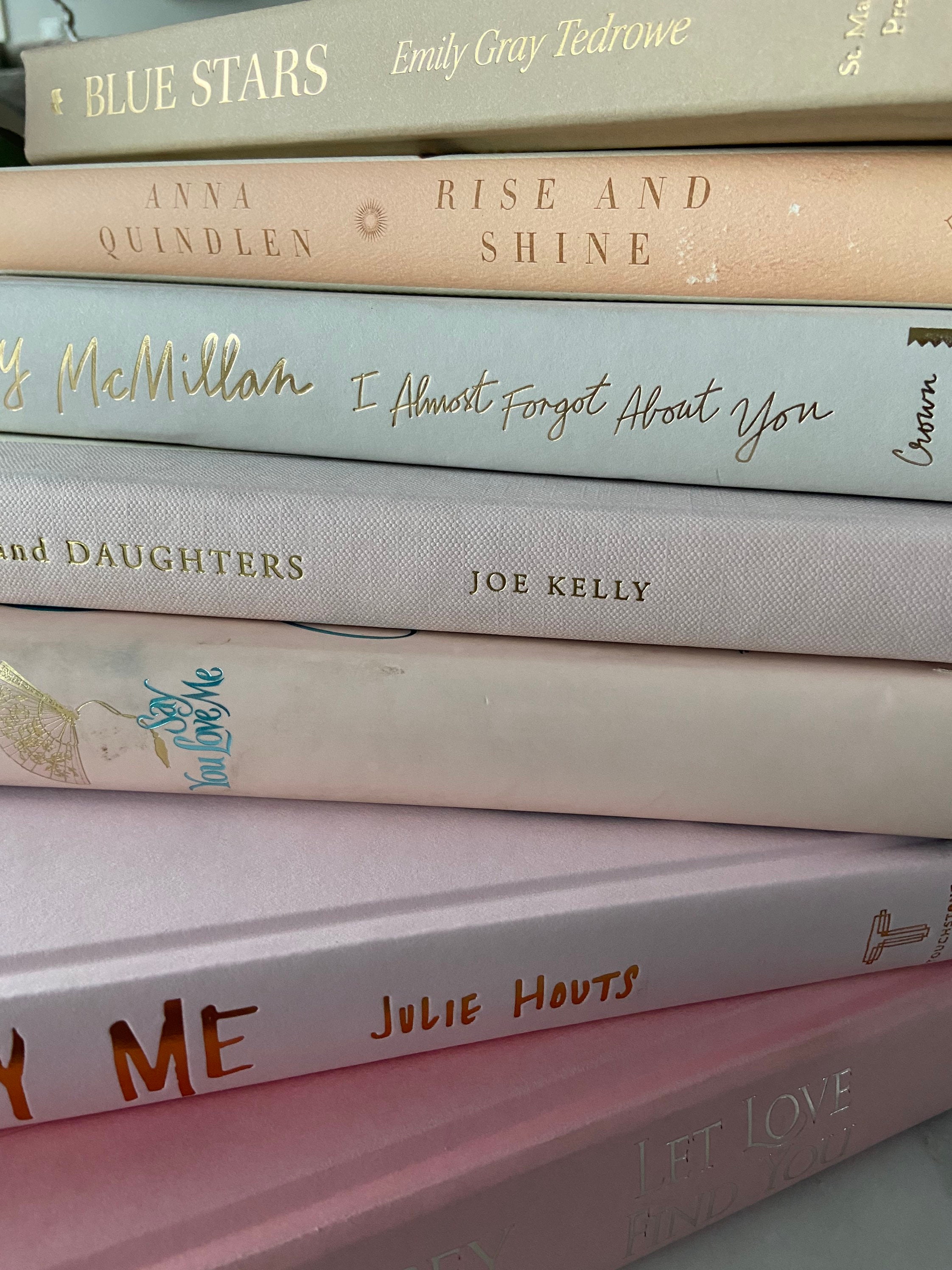 PASTEL BOOK SET 7 Dreamy Books in Shades of Pastel. A Soft - Etsy