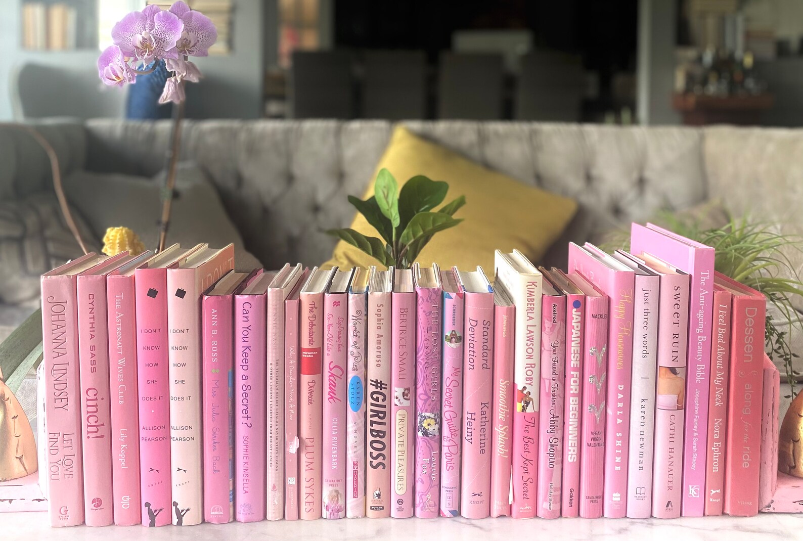 PINK Books PICK ANY 3 Light Pink , Blush or Pale Pink Decorative Books ...