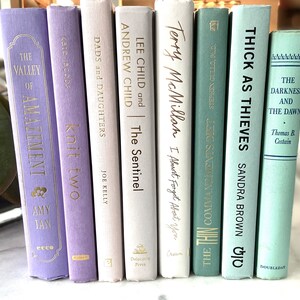 PASTEL BOOK SET - 8 Dreamy Books in Shades of Pastel. A Soft Rainbow ...