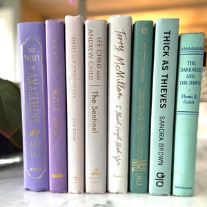 PASTEL BOOK SET - 8 Dreamy Books in Shades of Pastel. A Soft Rainbow ...