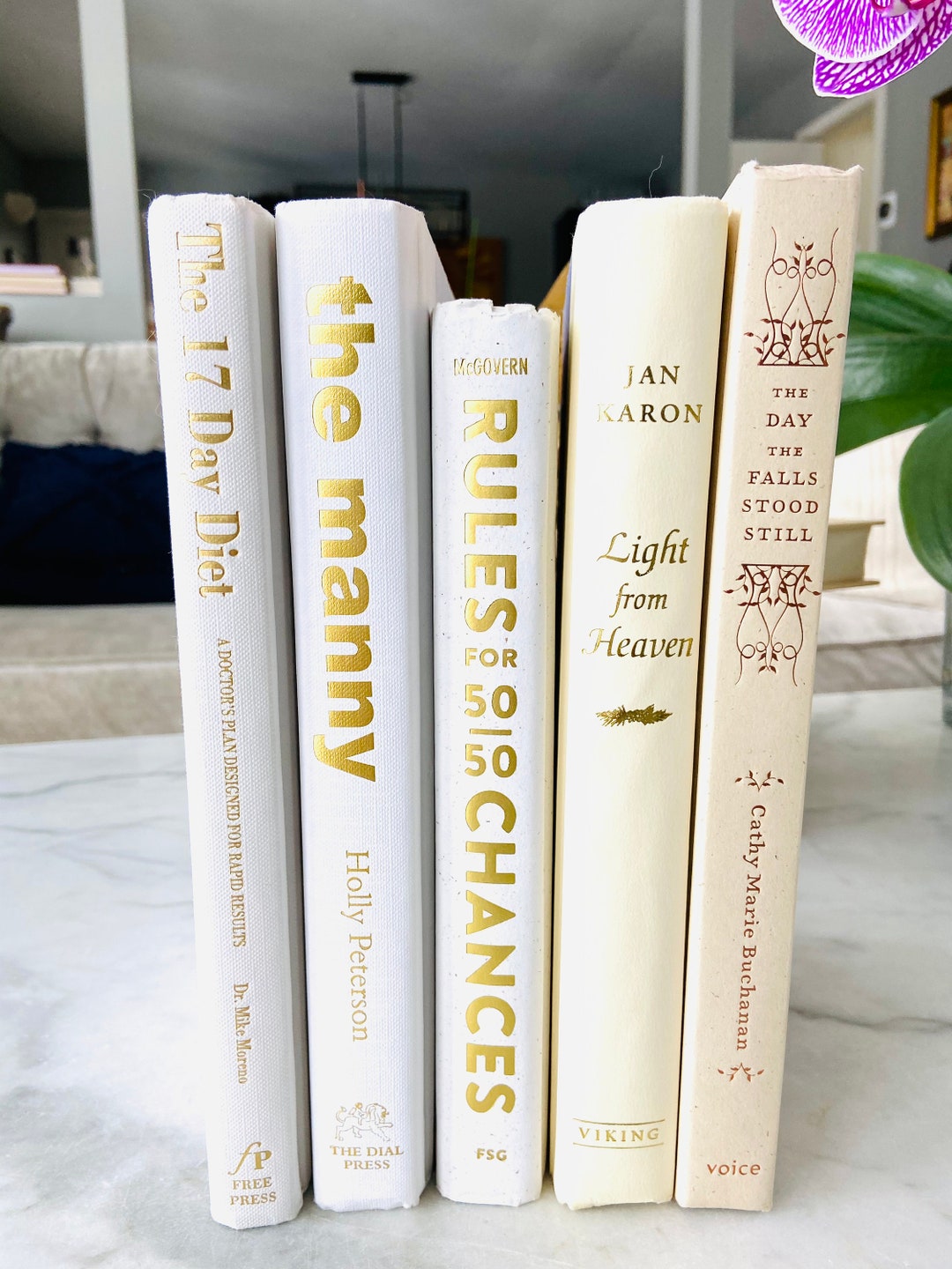 BEIGE & WHITE BOOKS 5 Decorative Books to Add Peace and Tranquility to ...