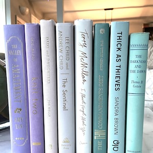 PASTEL BOOK SET - 8 Dreamy Books in Shades of Pastel. A Soft Rainbow ...