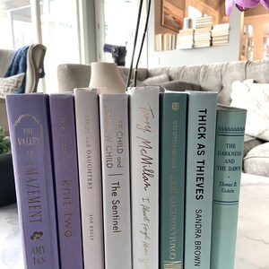 PASTEL BOOK SET - 8 Dreamy Books in Shades of Pastel. A Soft Rainbow ...